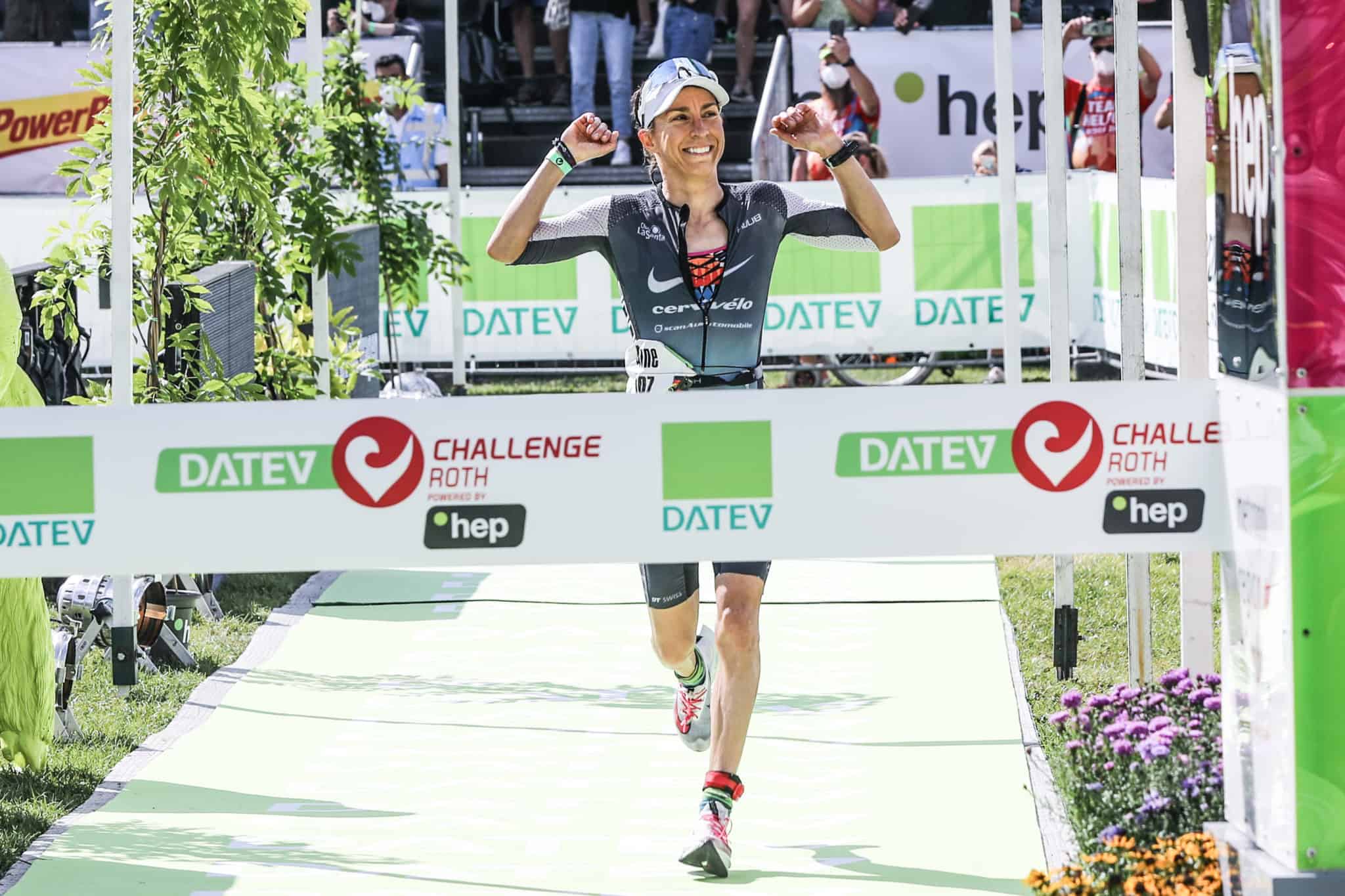 Anne Haug, Patrick Lange und Sebastian Kienle starten bei der Challenge ...