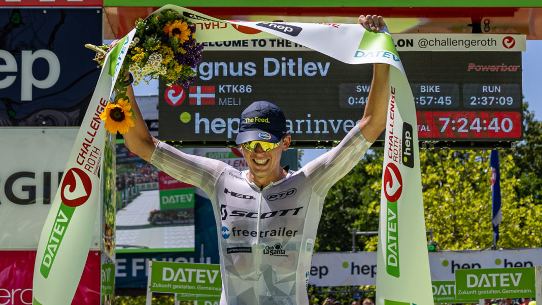 So schnell wie noch nie: Magnus Ditlev gewinnt Challenge Roth mit ...