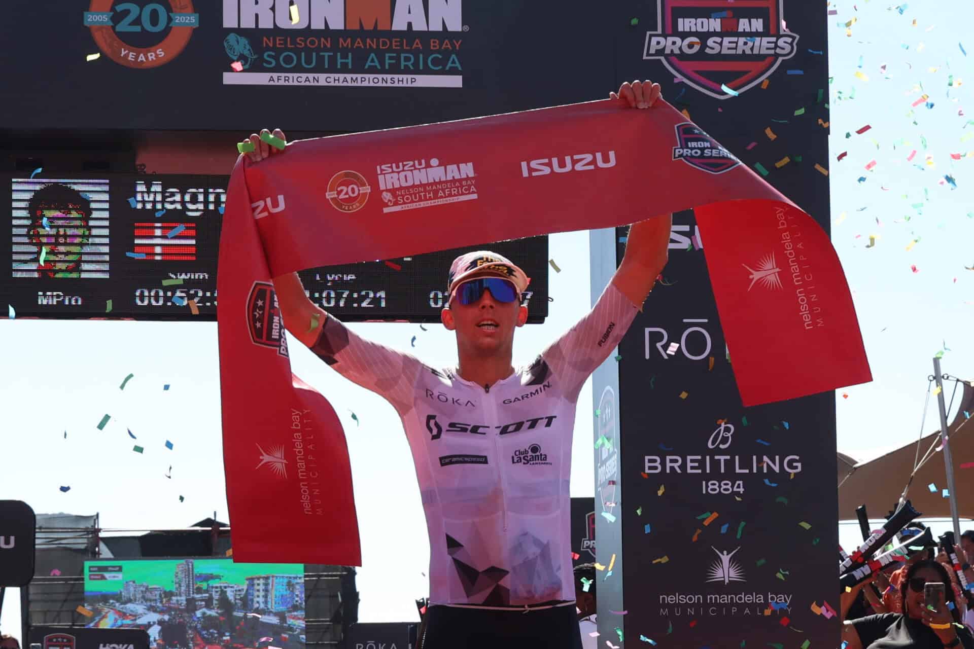 Jonas Schomburg auf dem Podium: Magnus Ditlev gewinnt Ironman Südafrika ...
